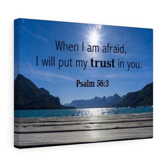 Express Your Love Gifts | Art | Scripture Sign Trust Psalm 563 Bible ...